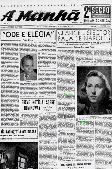 Clarice Lispector E Sua Contribuição Para O Jornalismo Cultural No Brasil