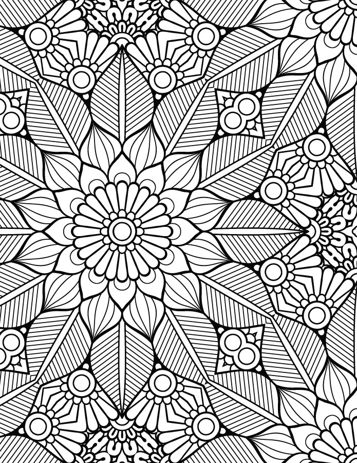 Coloriage Mandala Adulte Artherapie Pour Imprimer Artherapieca