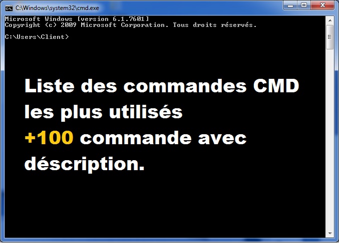 Liste De Toutes Les Commandes Cmd Pour Windows