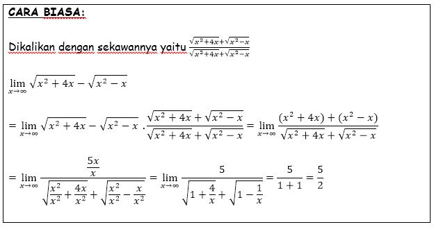 Cara Mengerjakan Limit Studyhelp