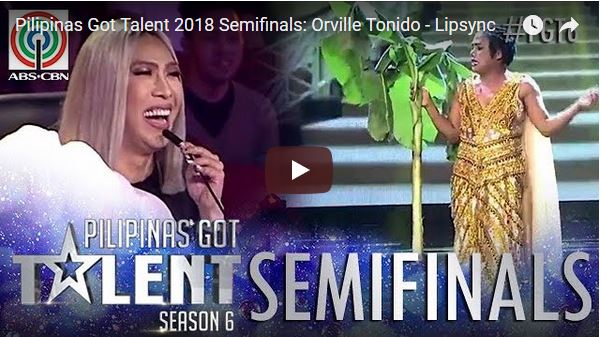 Pilipinas Got Talent 2018 Season 6 Semi Finals Orville Tonido Lip Sync