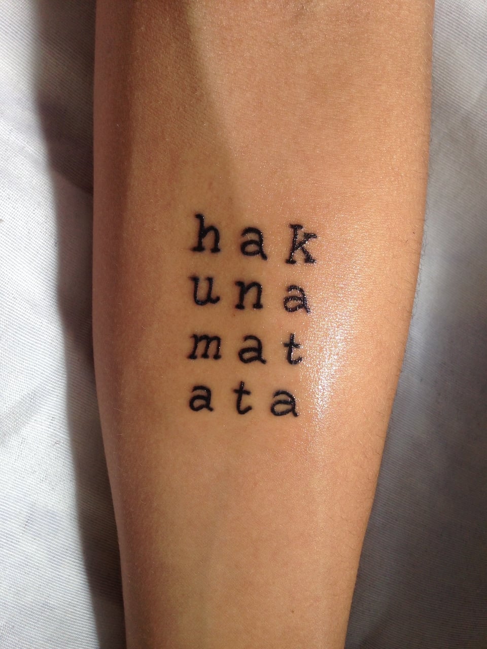 Hakuna Matata Tattoo Tattoo Designs For Women