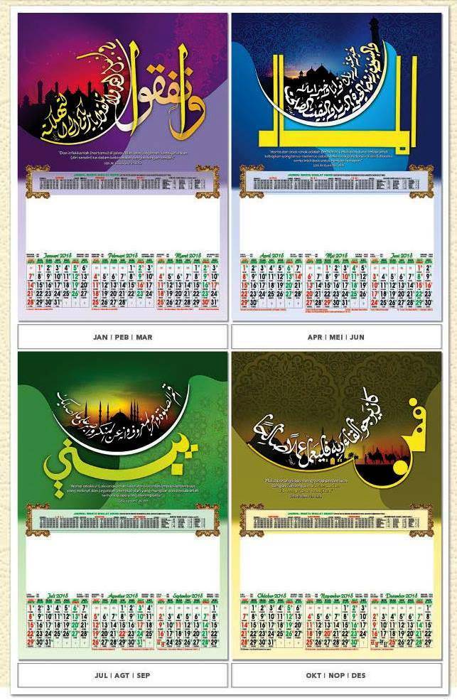 29 Desain Kalender Cantik Images