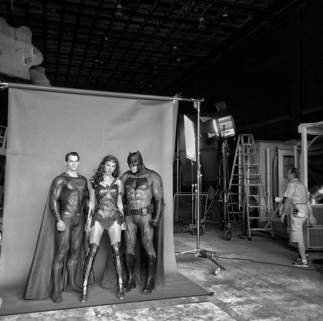 Zack Snyder Shares Set Photo Of Batman Wonder Woman And Superman