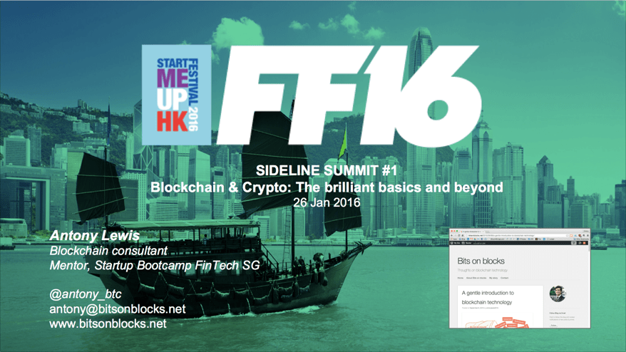 Fintech Finals Hong Kong 25 26 Jan 2016 Bits On Blocks