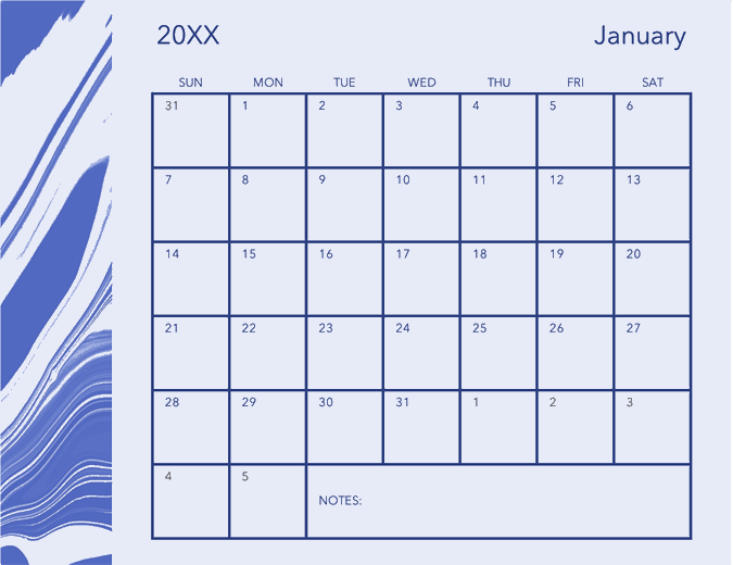 Printable Blank Calendar Templates Wiki Calendar Blank Monthly