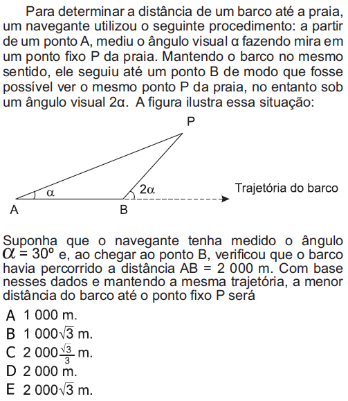 Relações Trigonométricas Enem Blog Do Prof H