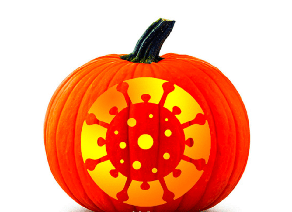 Among Us Pumpkin Stencil Printable