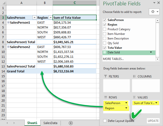 10 Ways Excel Pivot Tables Can Increase Your Productivity Brad Edgar