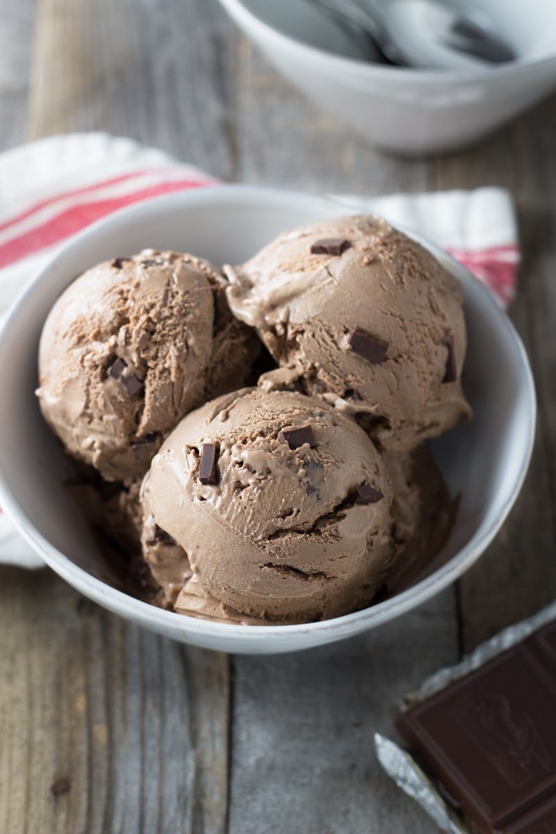 Double Chocolate Chip Ice Cream · My Three Seasons