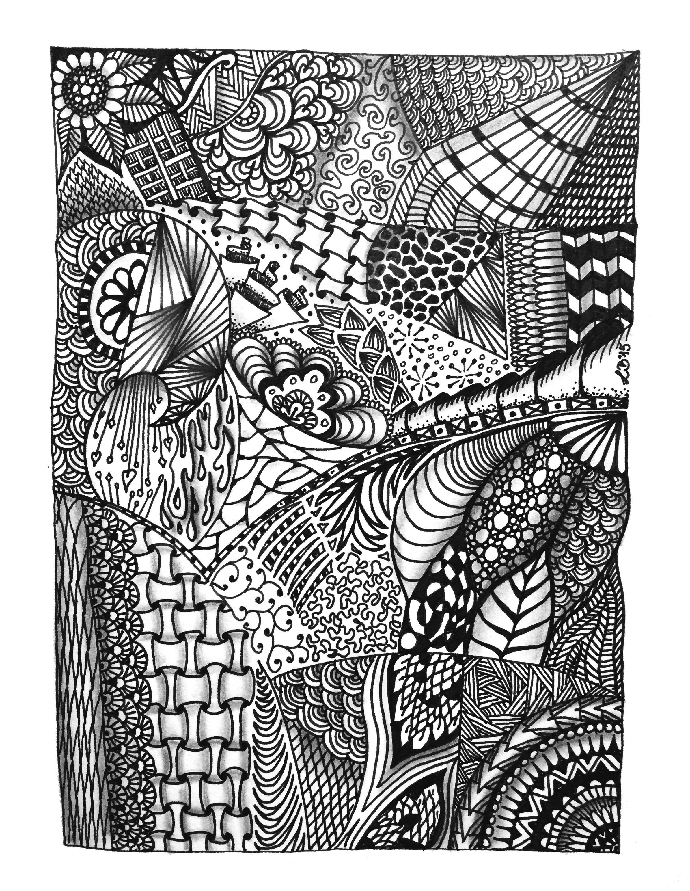 Zentangle Patterns Zentangle Artwork Tangle Patterns Images