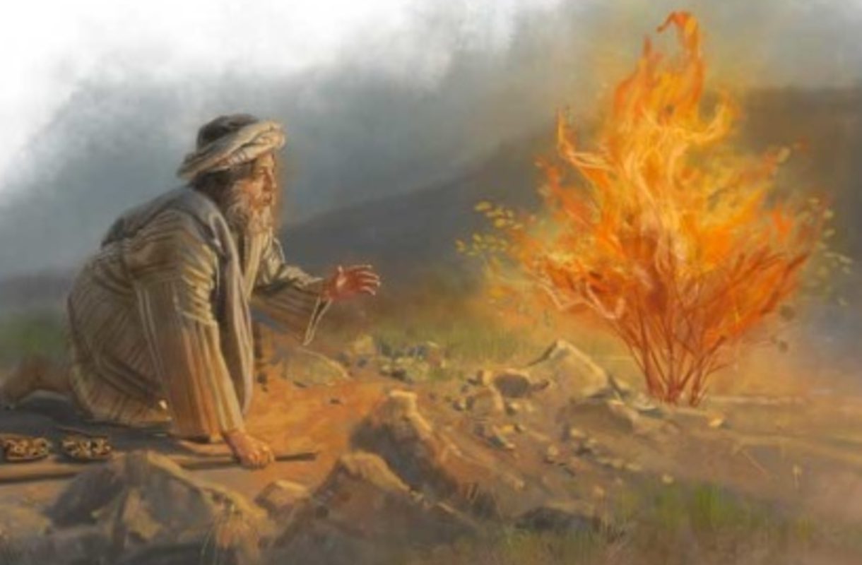 Moses And The Burning Bush Free Bible Images Free Bible Images Printable