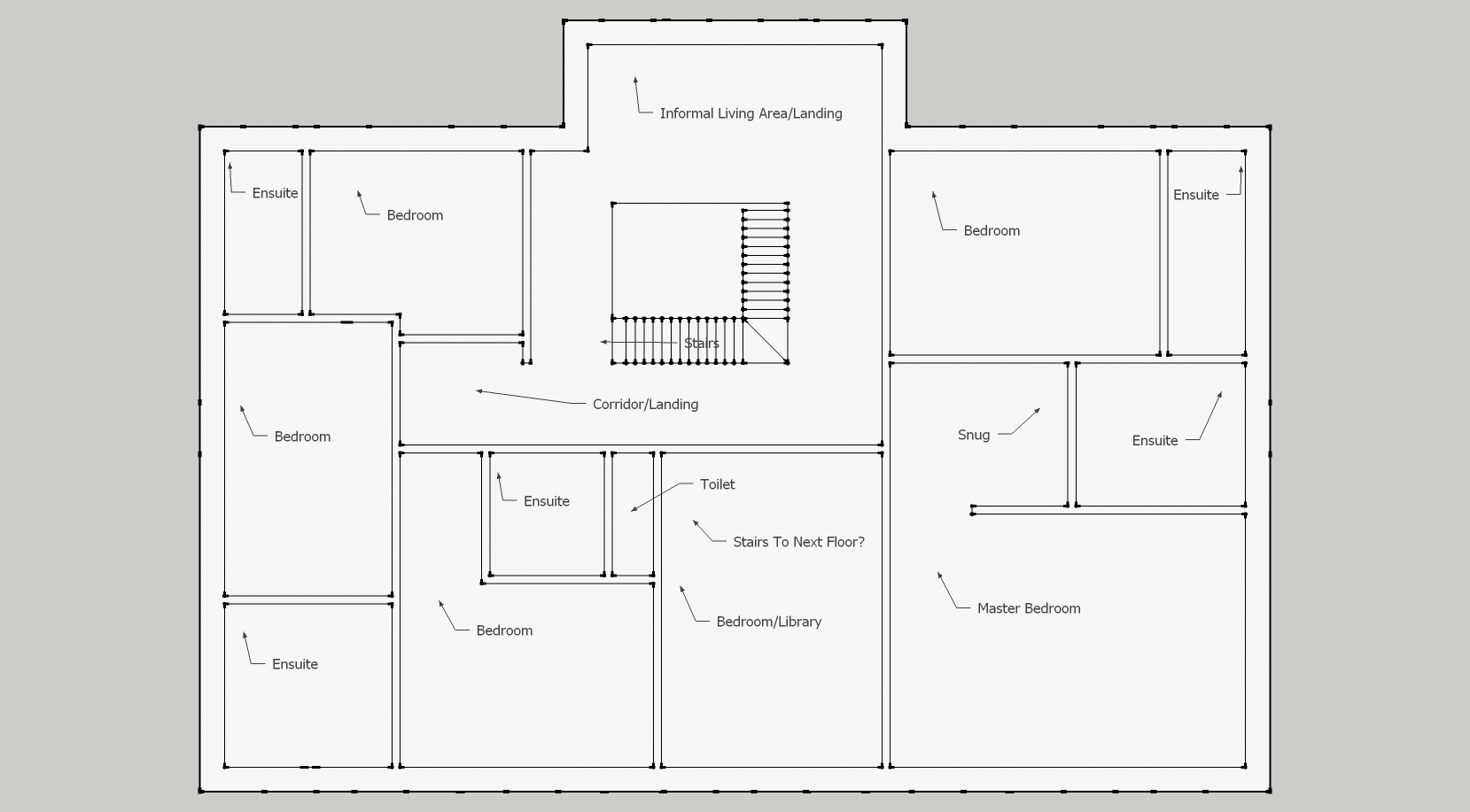 Drawing A Floor Plan In Sketchup