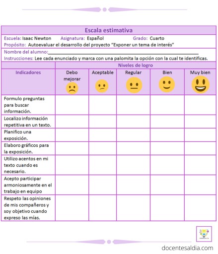 Escala Evaluativa