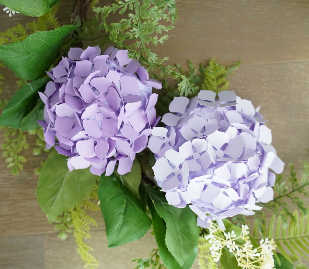 Paper Hydrangea Template Domestic Heights