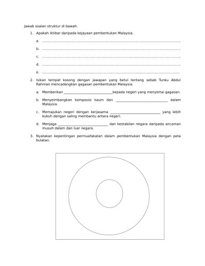 Sejarah Tahun 4 Unit 7 Kerajaan Melayu Awal Worksheet