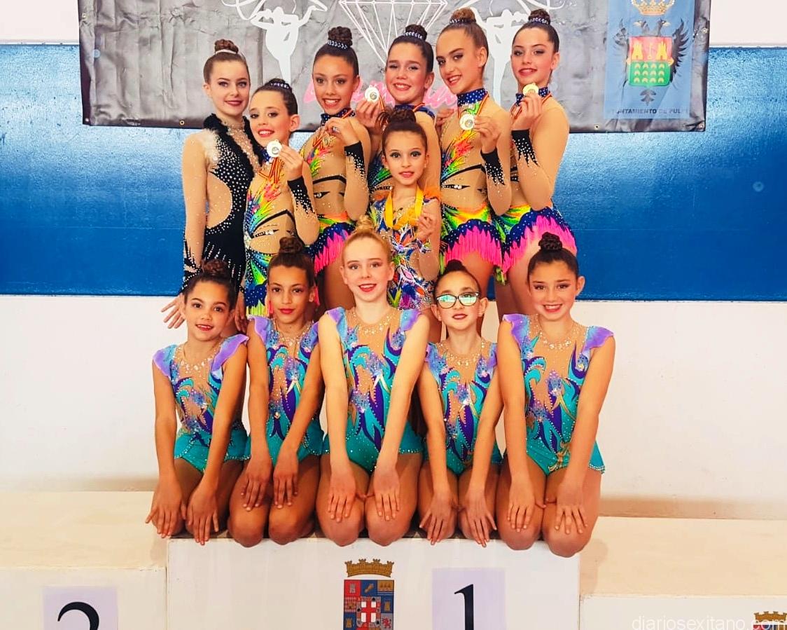 Las Gimnastas Del Gymcosta De Almuñécar Comienzan La Temporada Con Dos