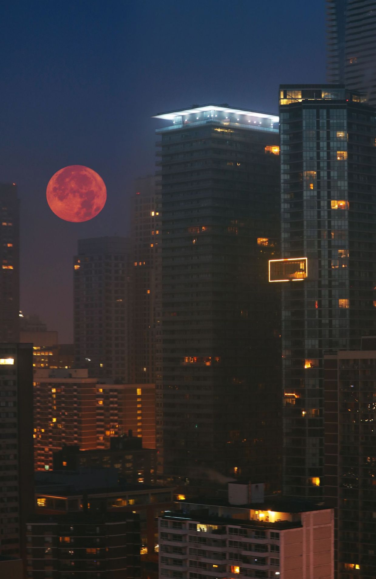 Photo Lune Ciel Rose Pix Ville Et Pays Une Pleine Lune Rose