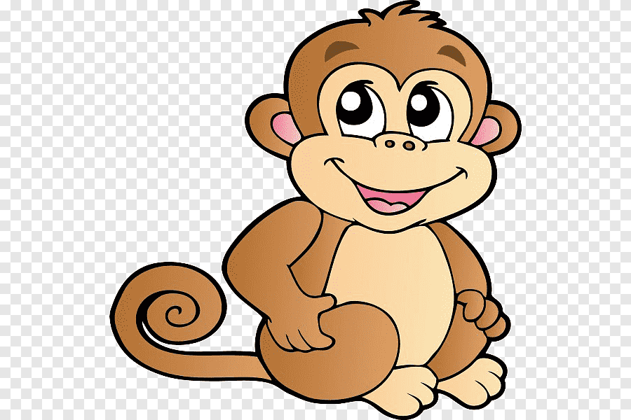 Gambar Monyet Kartun Png Kera Monyet Kartun Monyet Kartun Karakter