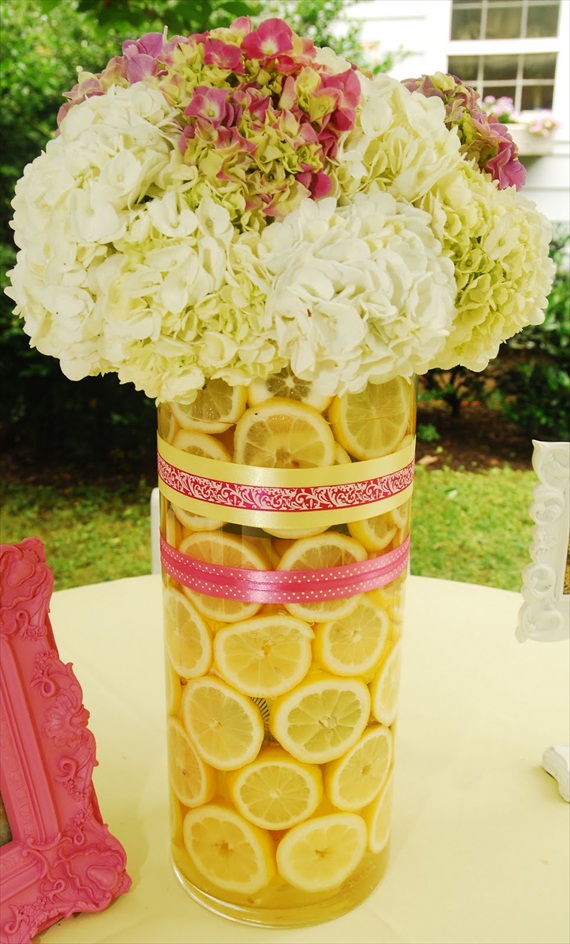 Diy Lemon Centerpiece Handmade Wedding Emmaline Bride™