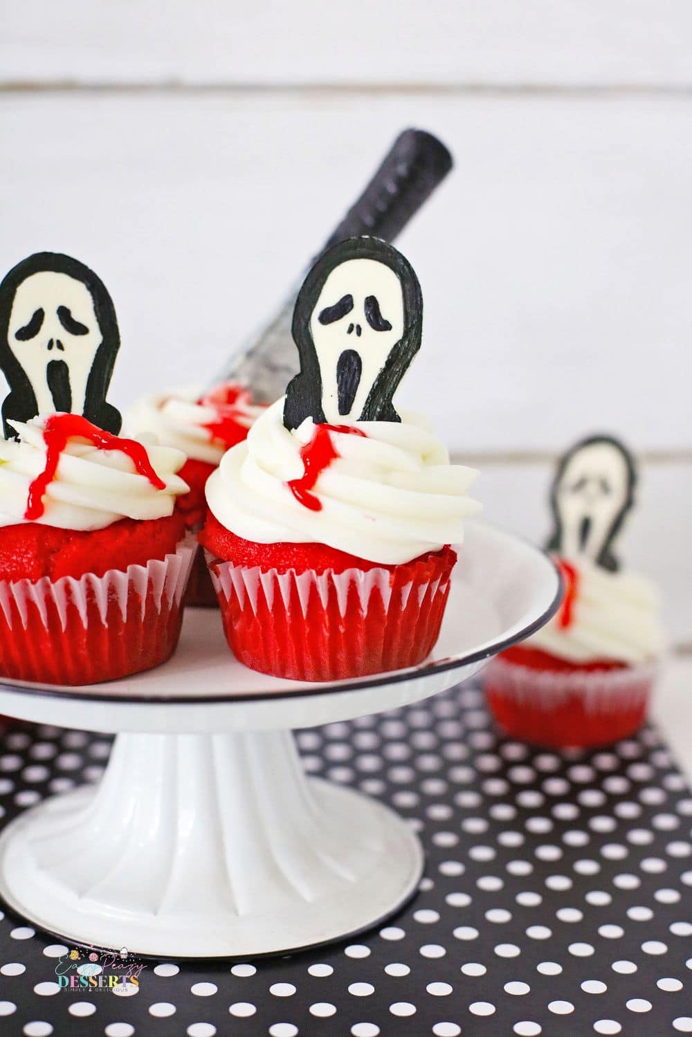 Scary Bloody Halloween Cupcakes Eazy Peazy Desserts