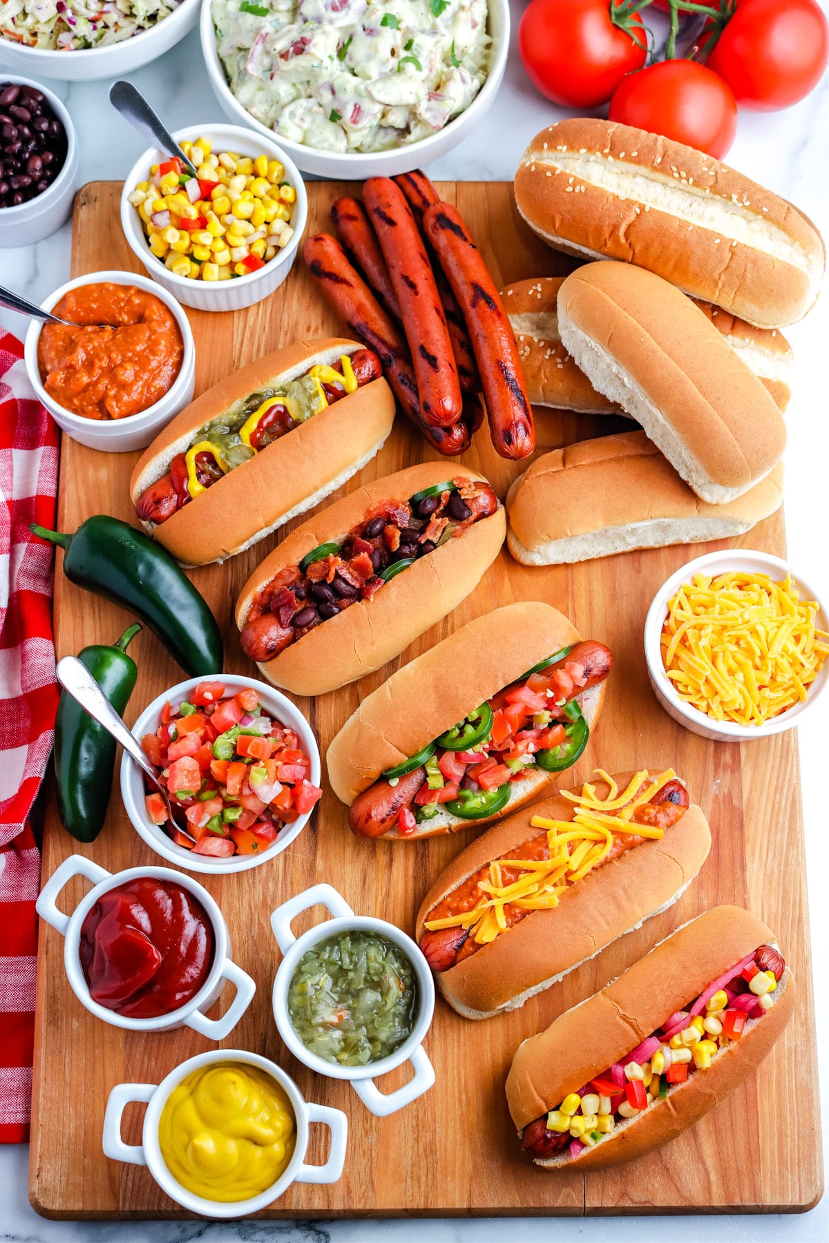 Grilled Hot Dogs Easy Budget Recipes