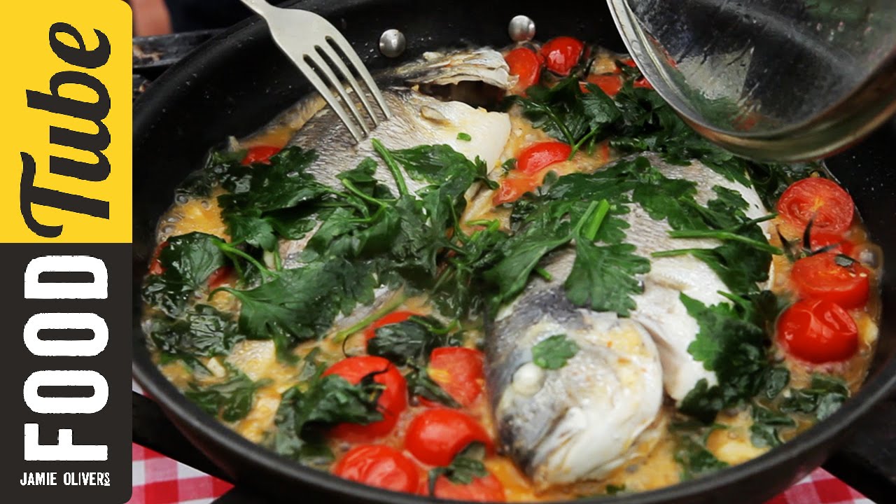 Seabream In Crazy Water With Gennaro Contaldo Video Easy Italian