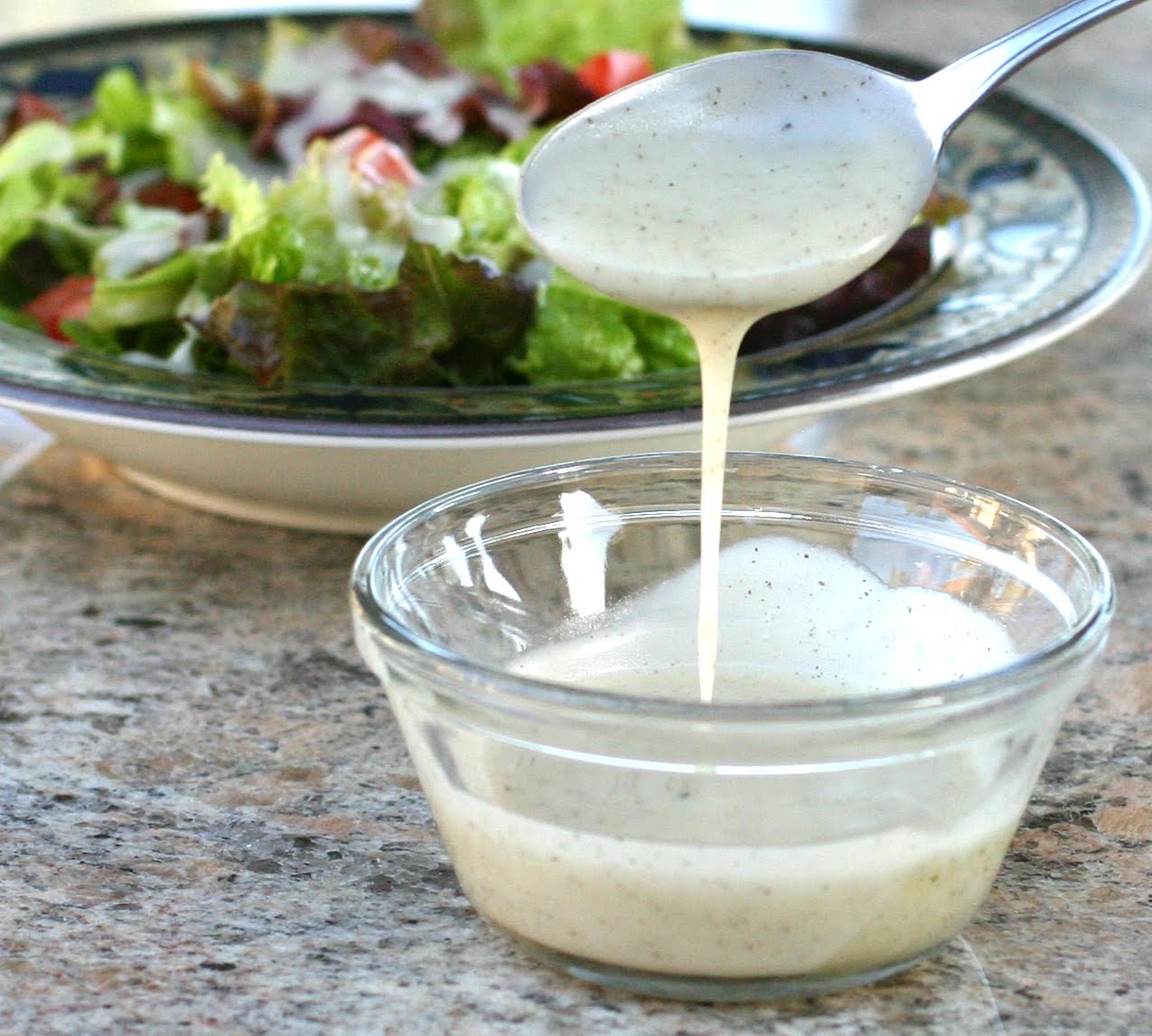How To Make Creamy Italian Dressing My Delicious Homemade Salad