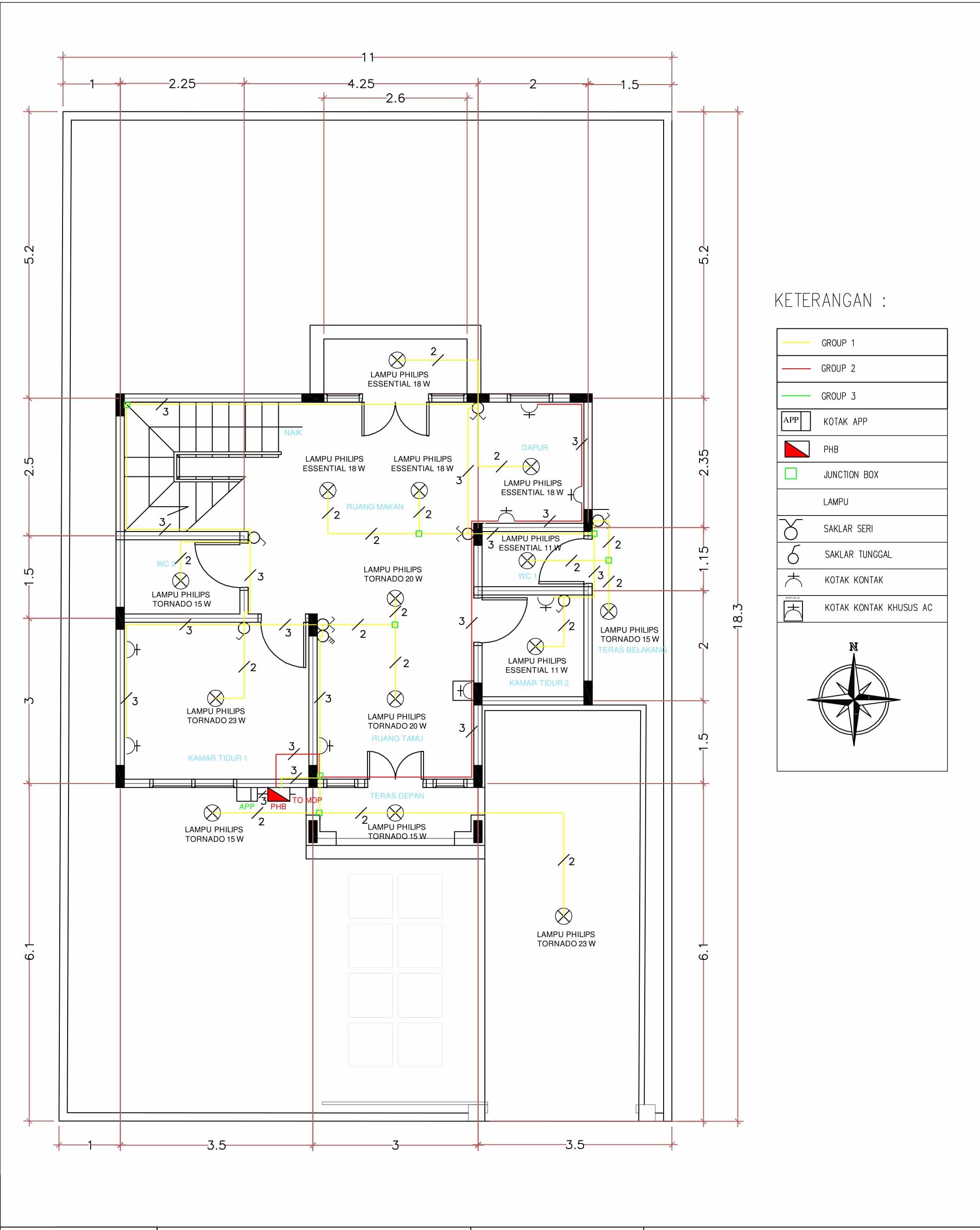 Gambar Desain Instalasi Listrik Rumah 2