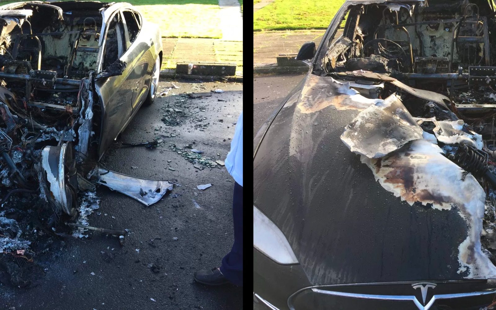 Tesla Model S Caught Fire In Yorkshire Tesla Says Cause Is Due To A