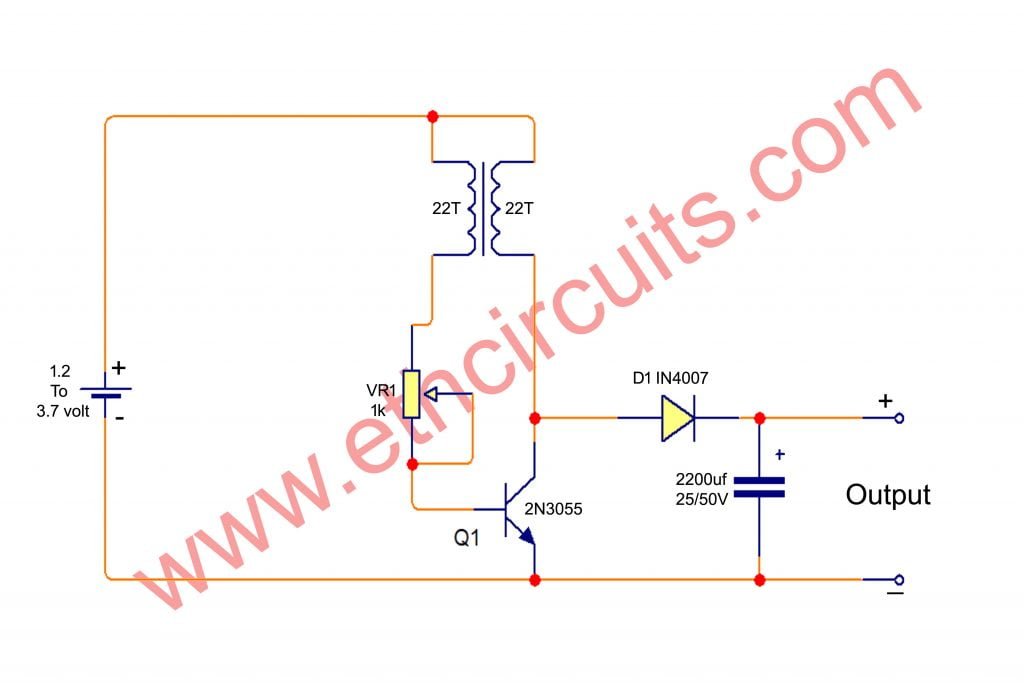 Dc Boost Converter Schematic Circuit Diagram