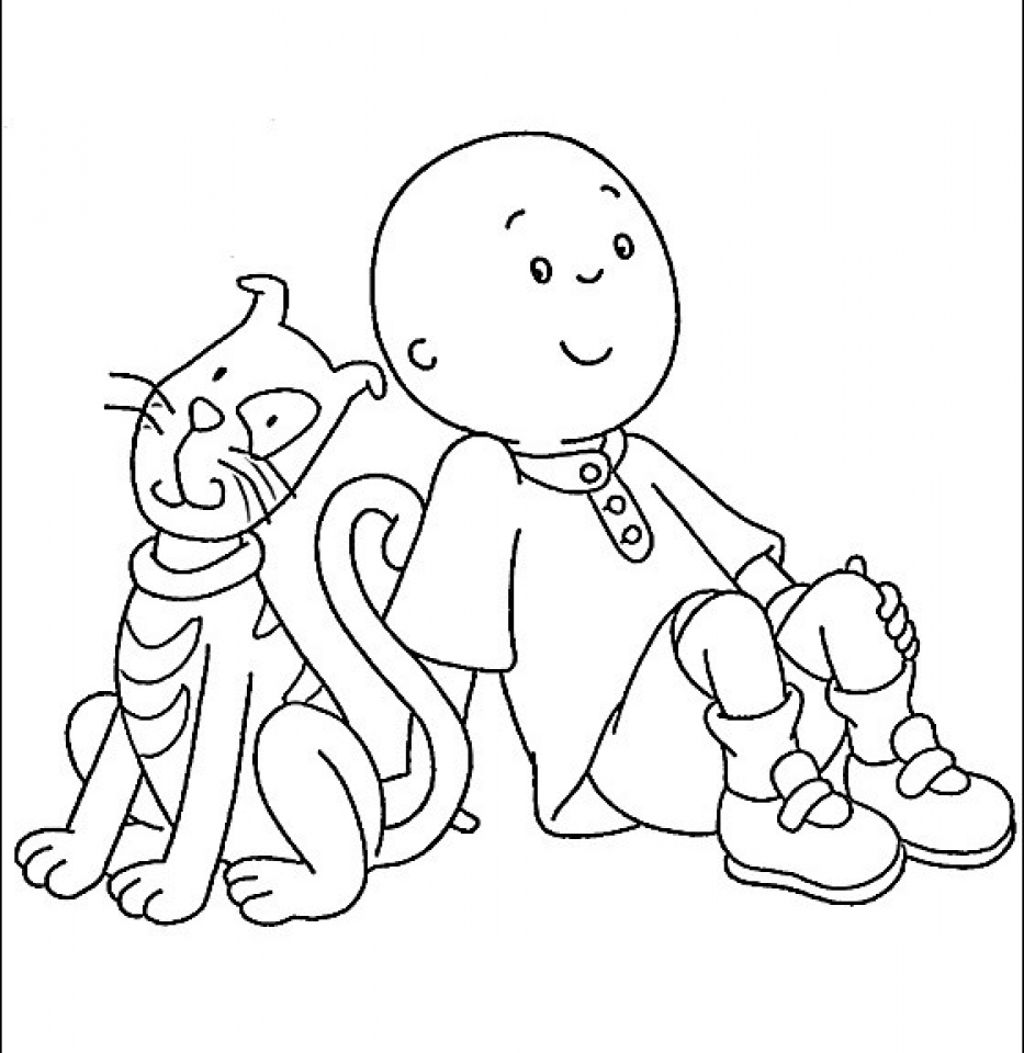 Get This Printable Caillou Coloring Pages 9wchd