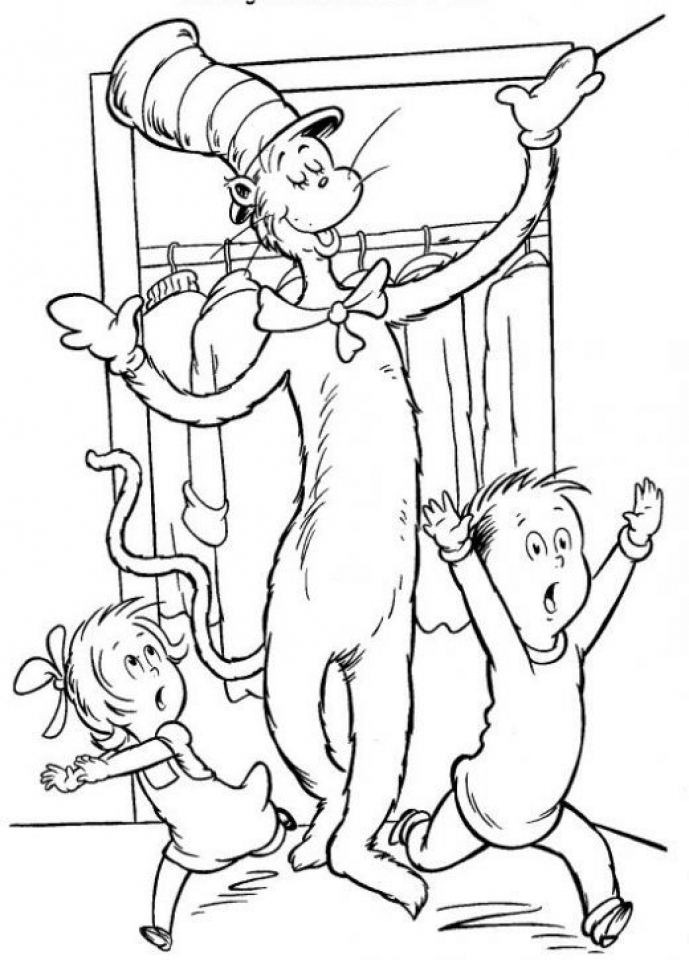 20 Free Printable Dr Seuss Coloring Pages