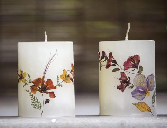 Diy Pressed Flower Candles With Amira Chappelle Brooks All Ages Sold