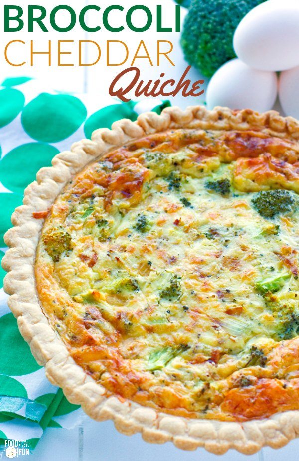 Easy Broccoli Quiche Recipe• Food Folks And Fun