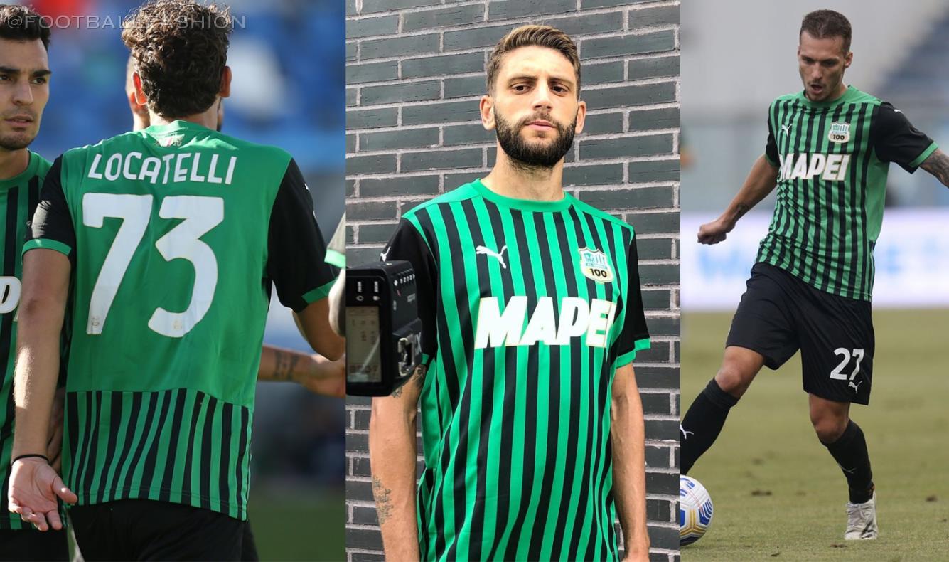 Sassuolo 202021 Puma Home And Away Kits Football Fashion