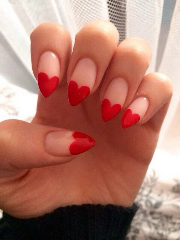 45 Romantic Heart Nail Art Designs For Creative Juice