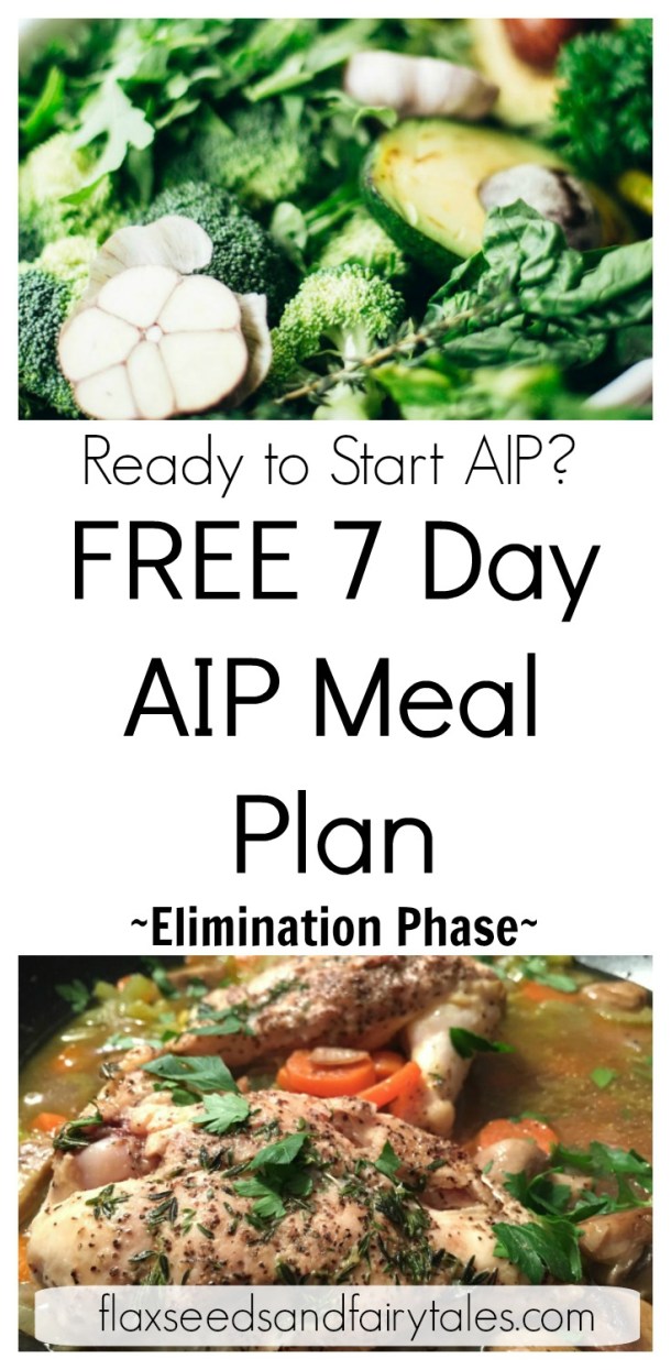 Free One Week Aip Meal Plan Heal Autoimmune Disease Naturally