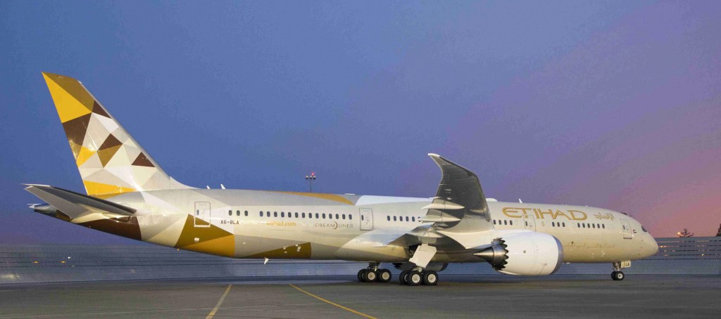 Etihad Airways Receives Its First Boeing 787 9 Dreamliner Flight Chic