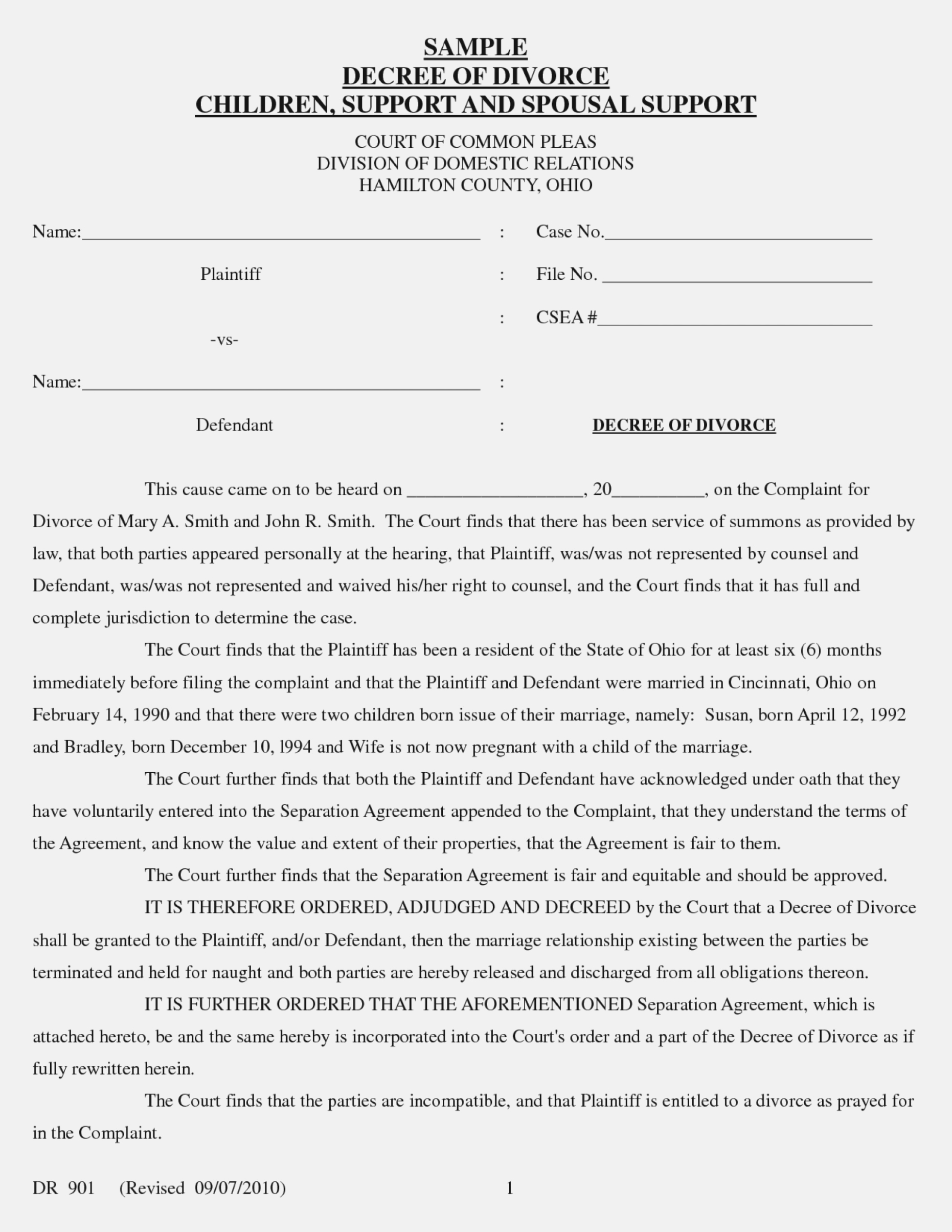 Free Uncontested Divorce Forms Ny Form Resume Examples Ykvbw5r2mb