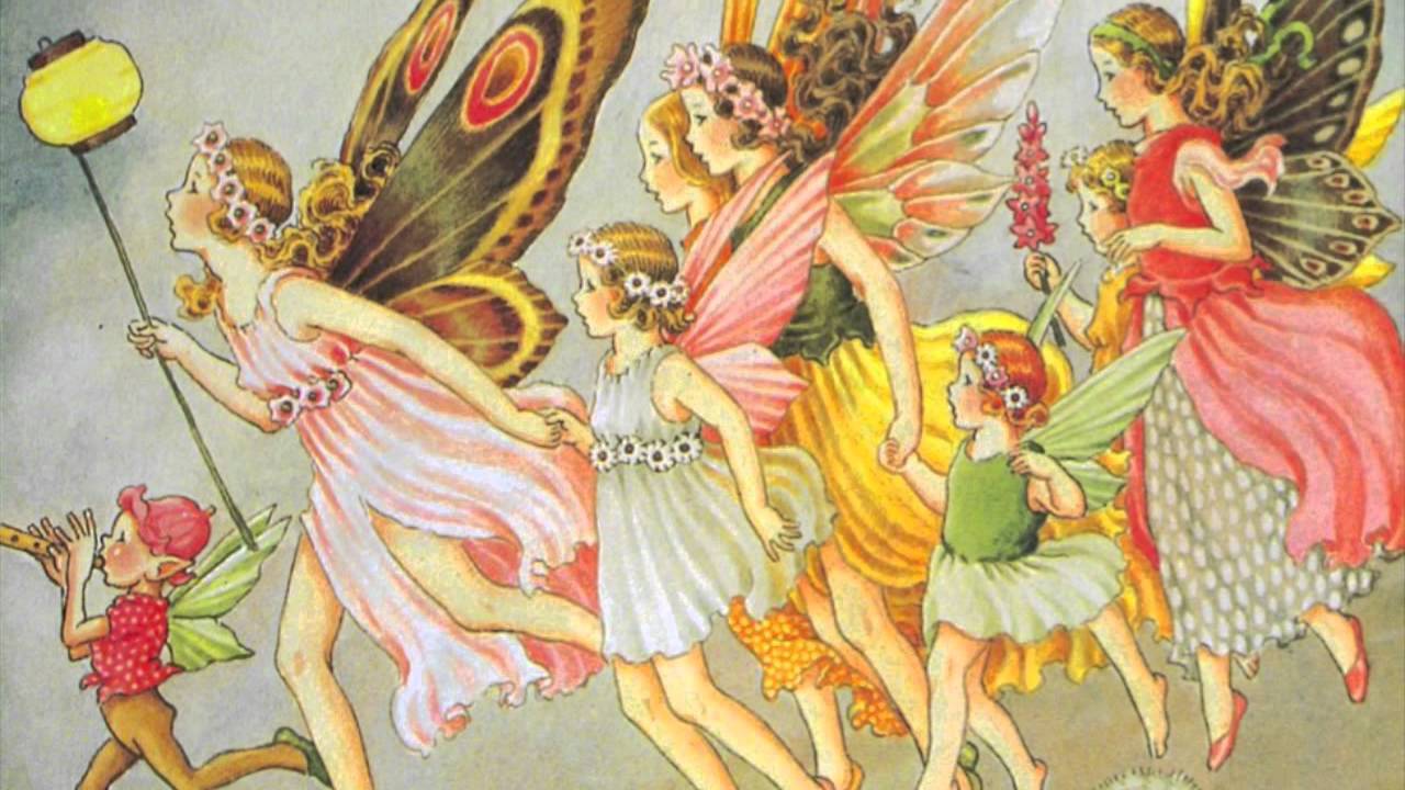 Colorful Vintage Public Domain Fairies Illustration Free Vintage