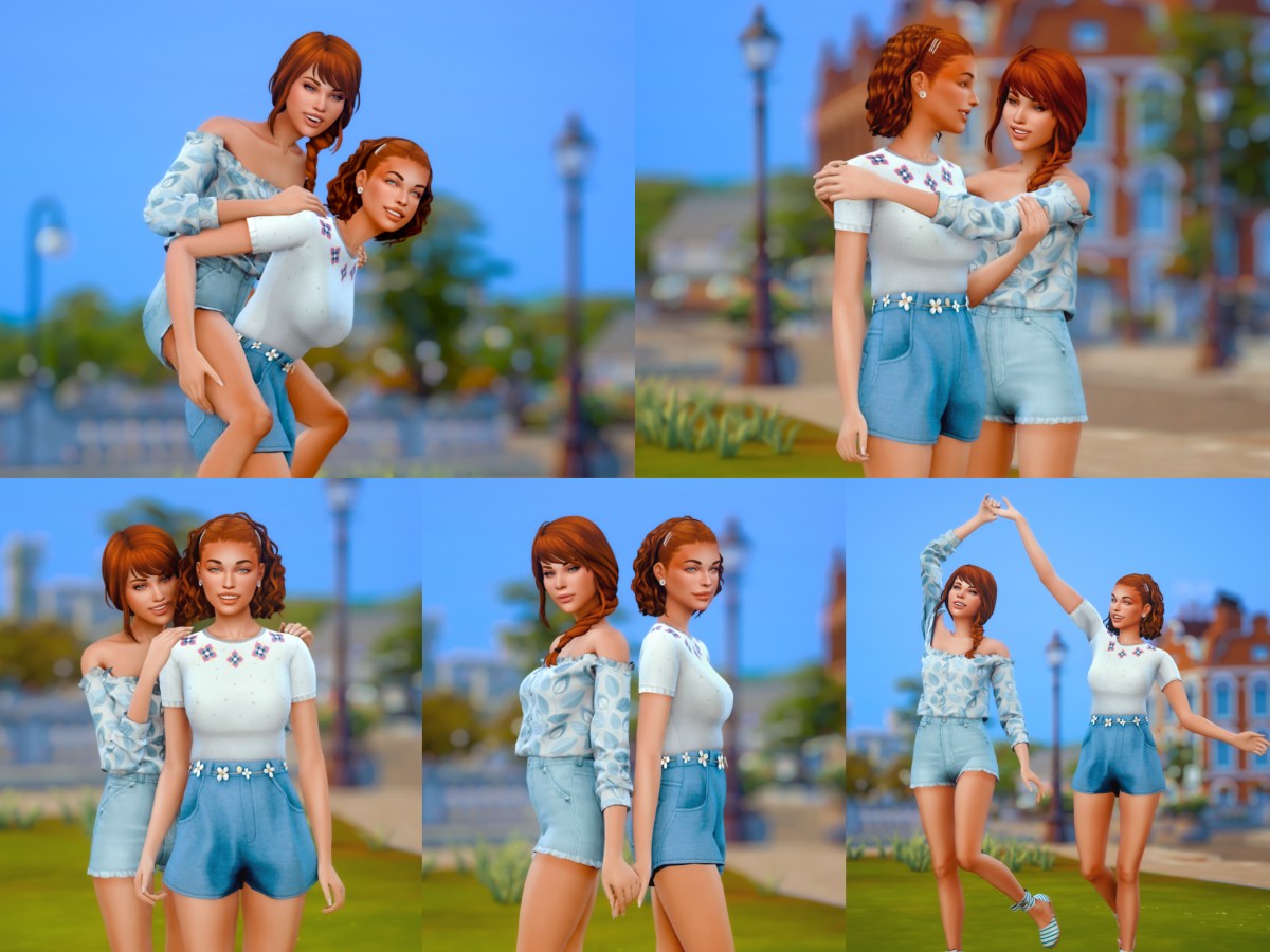 Sisters Pose Pack Katverse