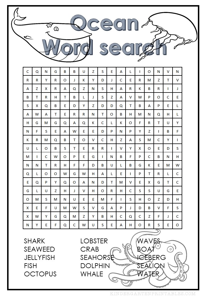 Coral Reef Word Search Puzzle Worksheet Activity Coral Reef Ocean