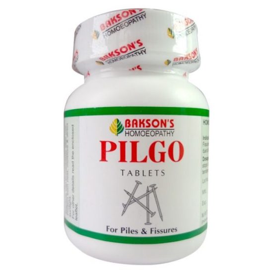 Bakson Pilgo Tablets For Piles Fissures With Aesculus Hamamelis