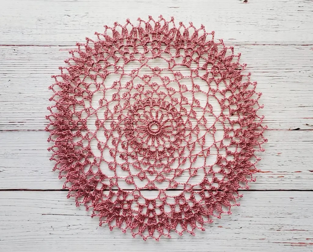 How To Crochet Romantic Doily Handmadebyraine