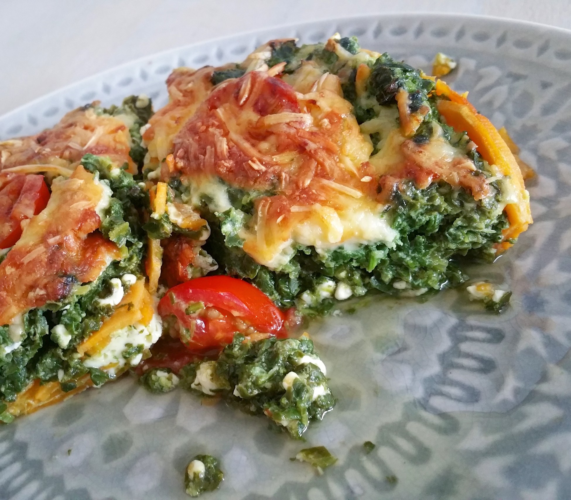 Zoete Aardappel Quiche Met Spinazie Healthyfoodie