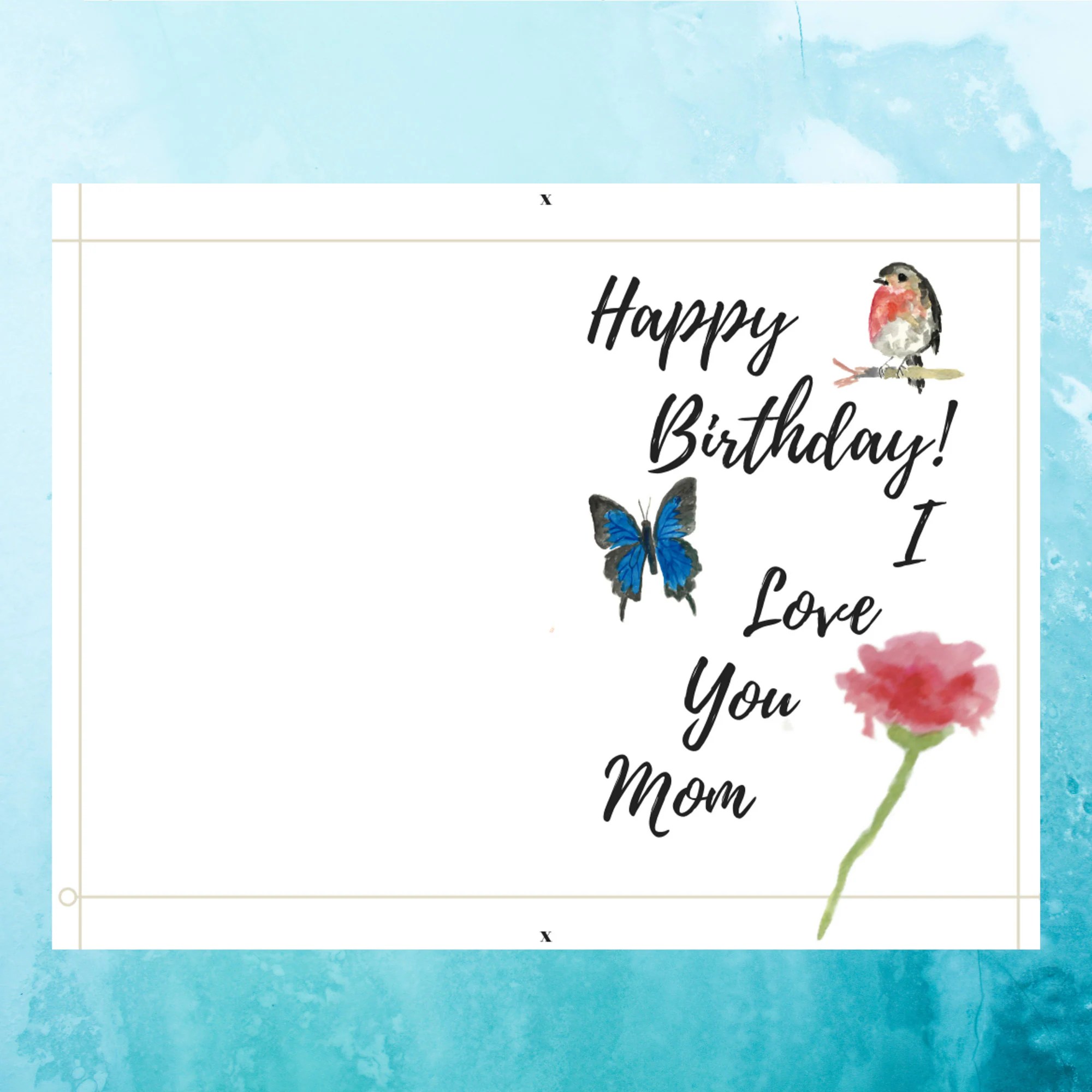 10 Best Printable Birthday Cards For Mom Printableecom My Amazing