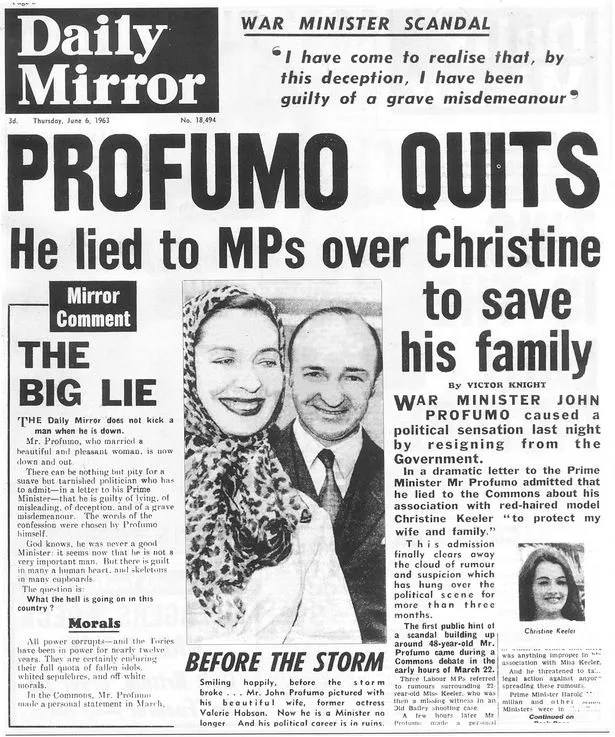 Uks 1963 Sex Scandal Vs Sl Politicians Thinkworth