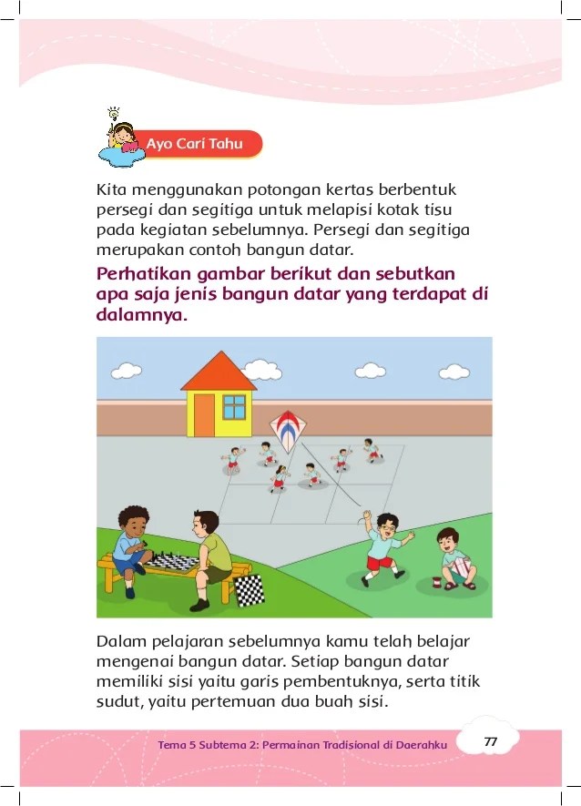 Lembaran Kerja Tema Permainan Tradisional Tadika Prasekolah Permainan