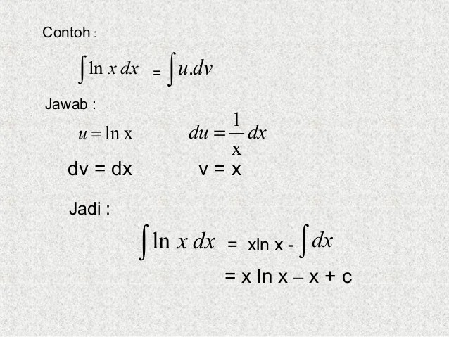 5 Contoh Soal Integral Tak Tentu Terbaik